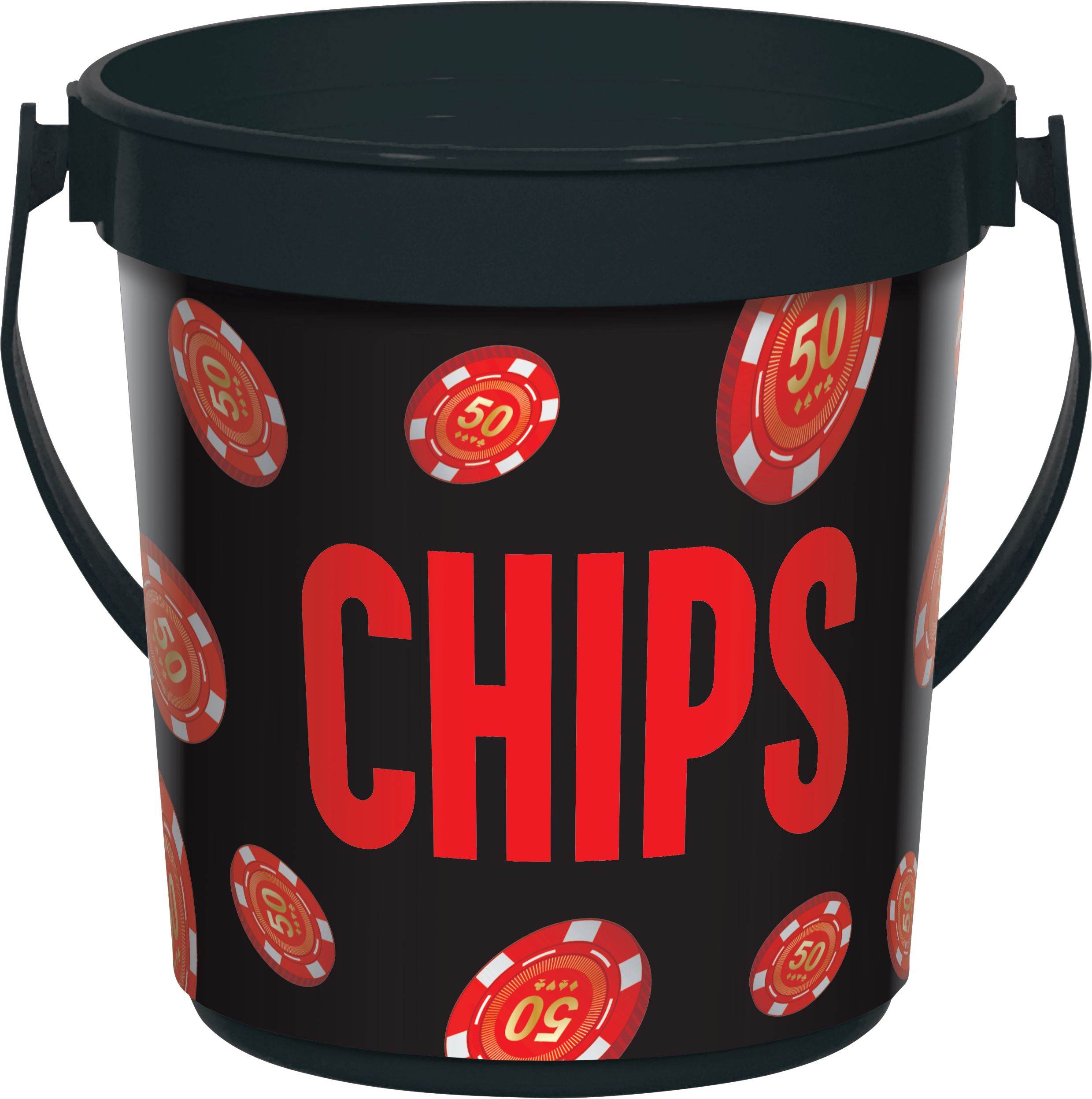 Roll the Dice Casino Chip Bucket | Party City
