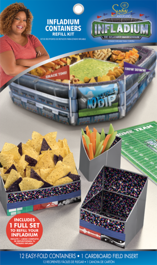 Sunny Anderson's Infladium™: The Inflatable Snack Stadium Food ...