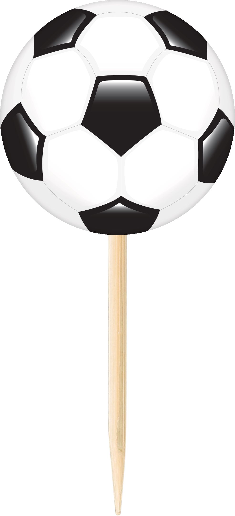 Ensemble de décoration de buffet sur le thème du soccer, paq. 10 ...