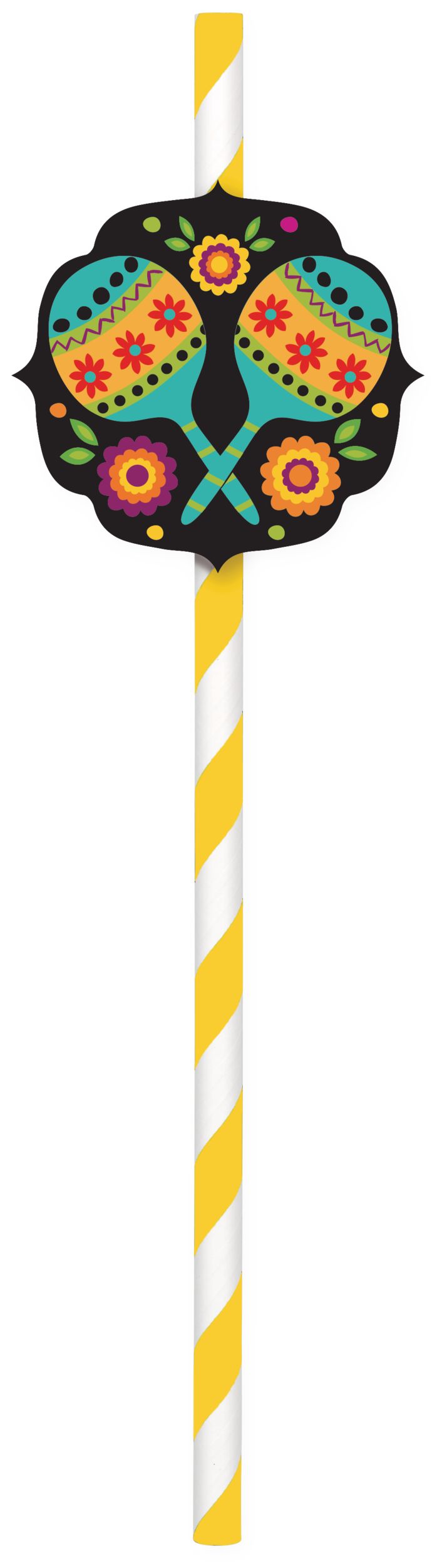 Fiesta Paper Straws, 12-pk | Party City