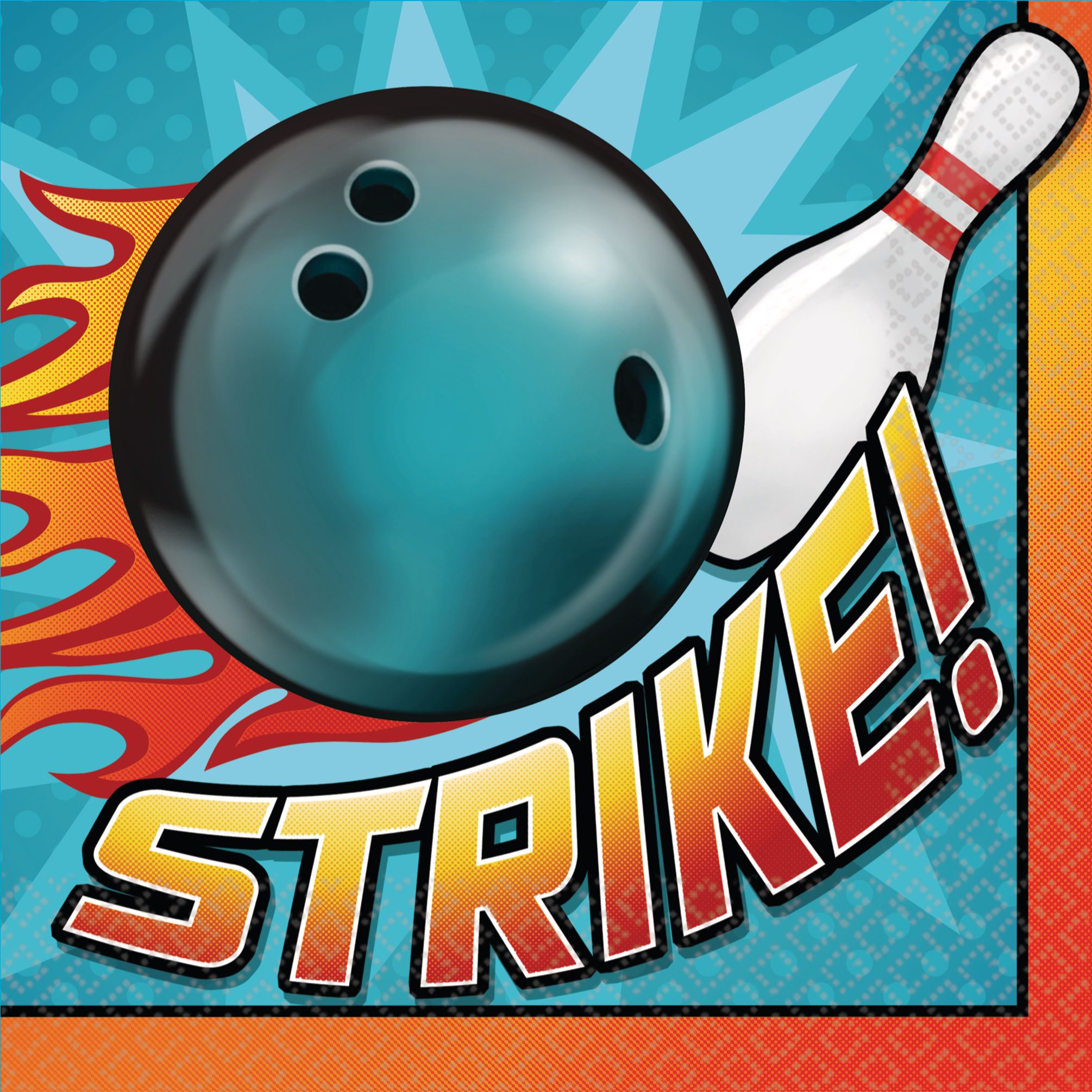 Bowling Lunch Napkins, 16-pk | Party City