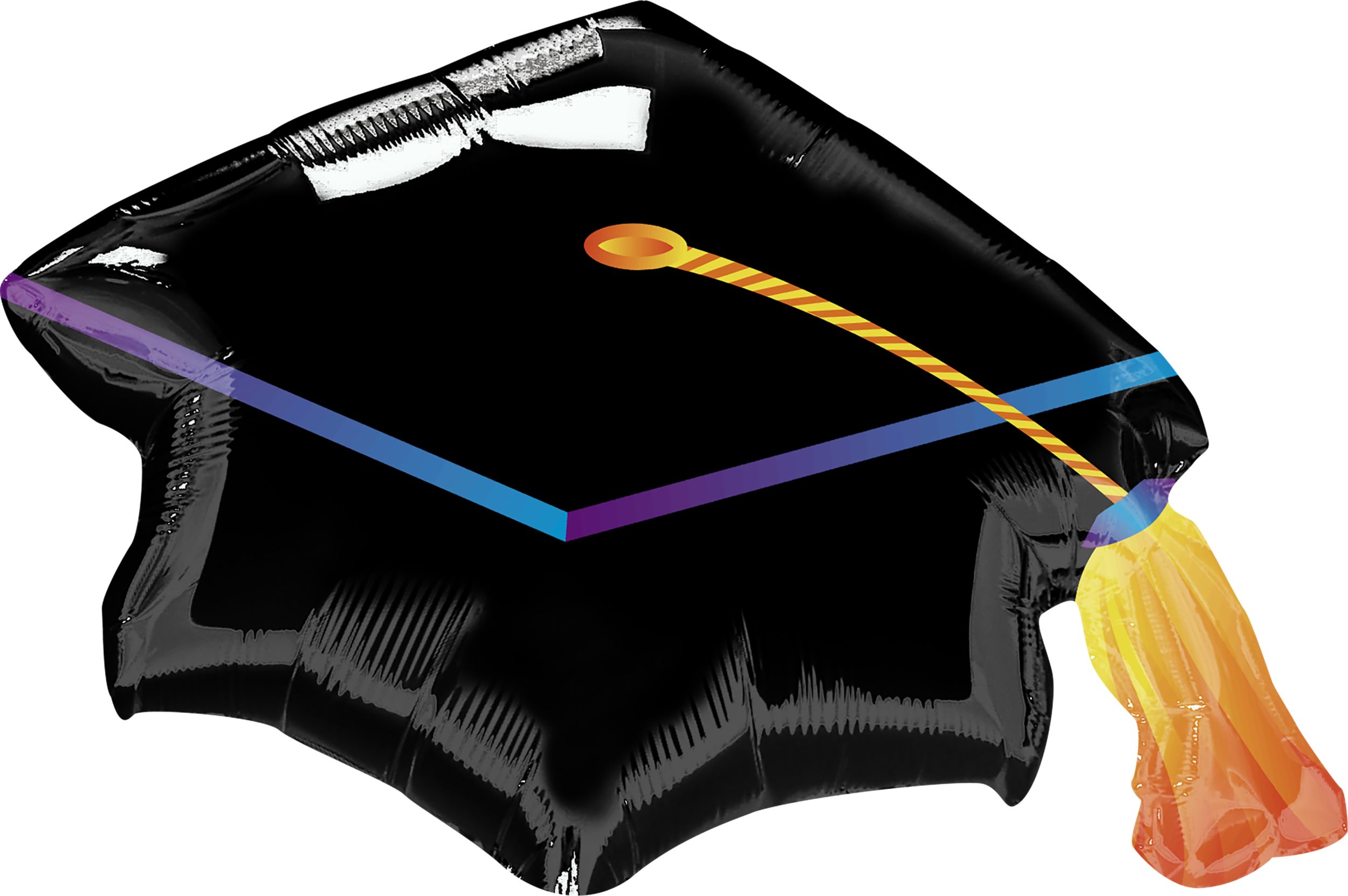 Graduation Cap Foil Balloon, Helium Inflation Included, 32-in ...