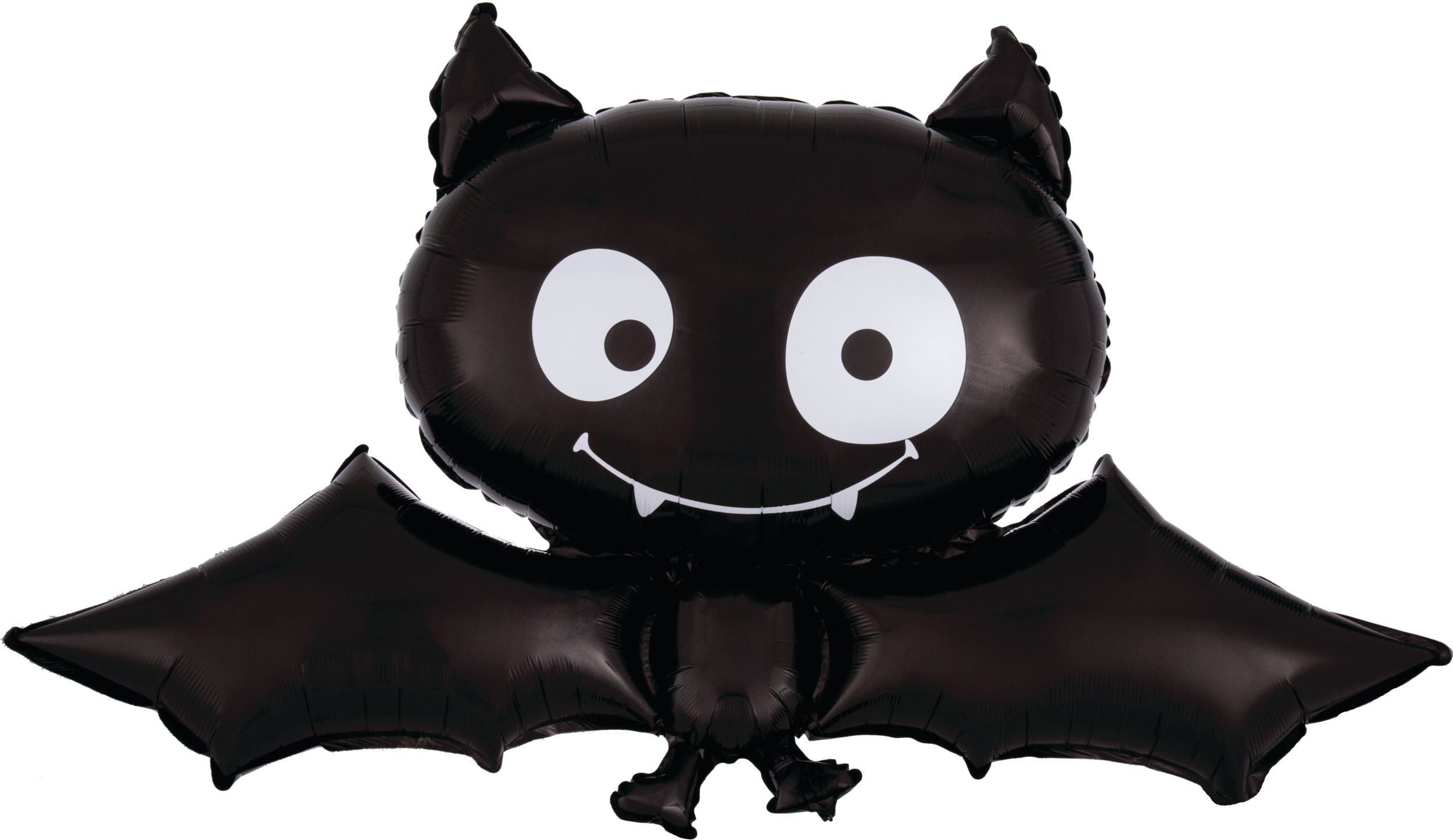 Bat Satin Foil Balloon, Black, 41-in, Helium Inflation & Ribbon ...