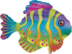 Giant Prismatic Colourful Fish Foil Balloon for Tropical/Summer ...