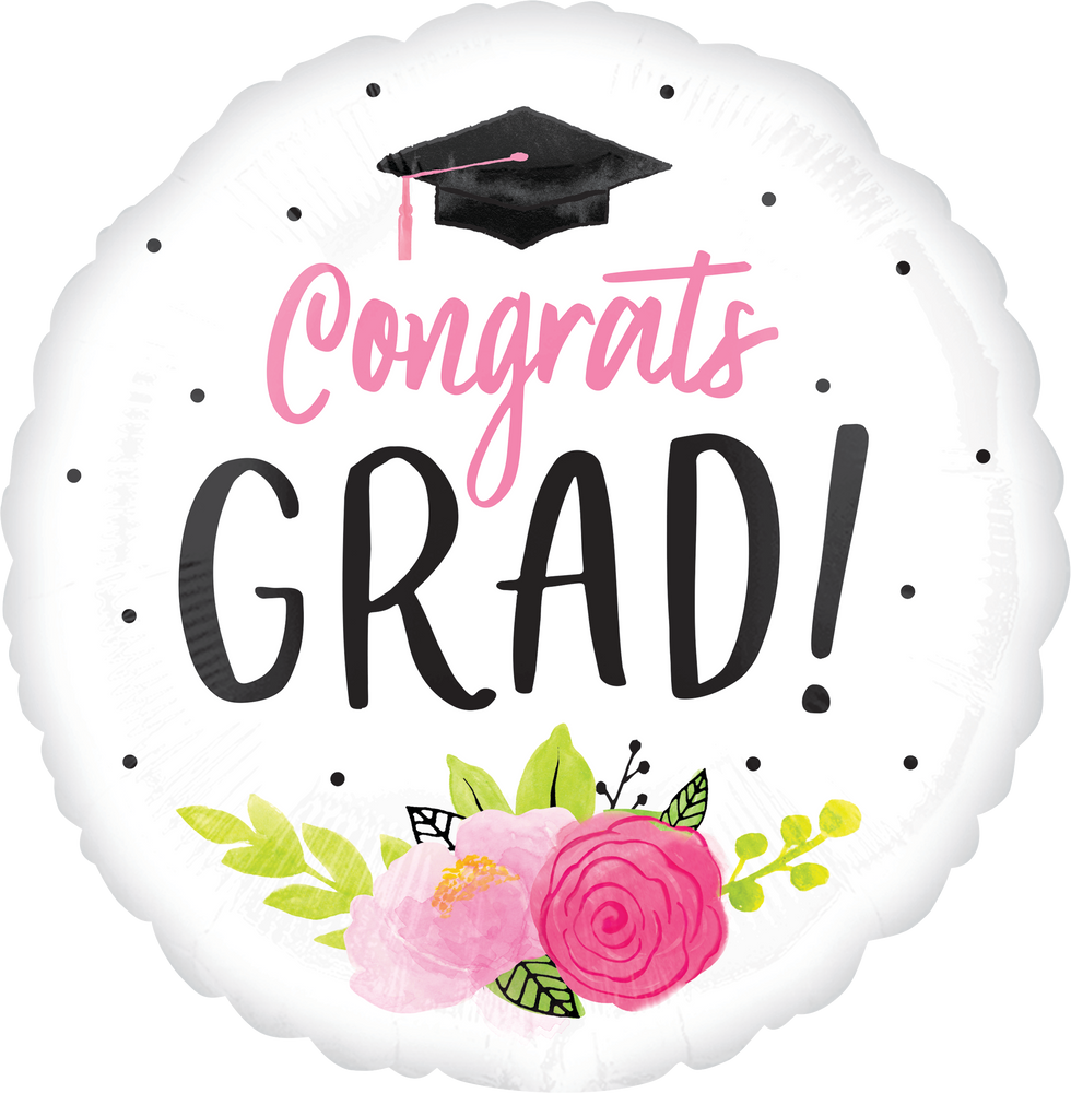 Ballon Géant En Aluminium « Congrats Grad Hélium Inclus 28 Po