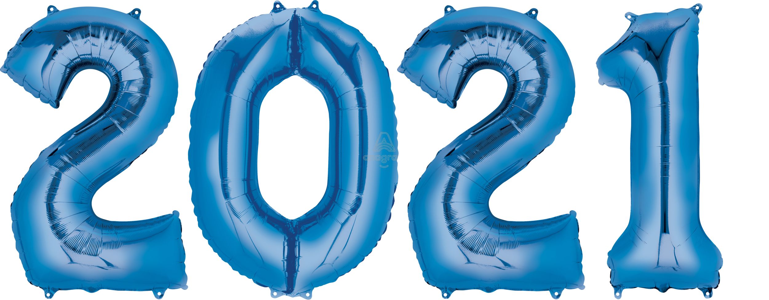 Giant 2021 Foil Balloon for New Year's/Graduation, Helium Inflation ...