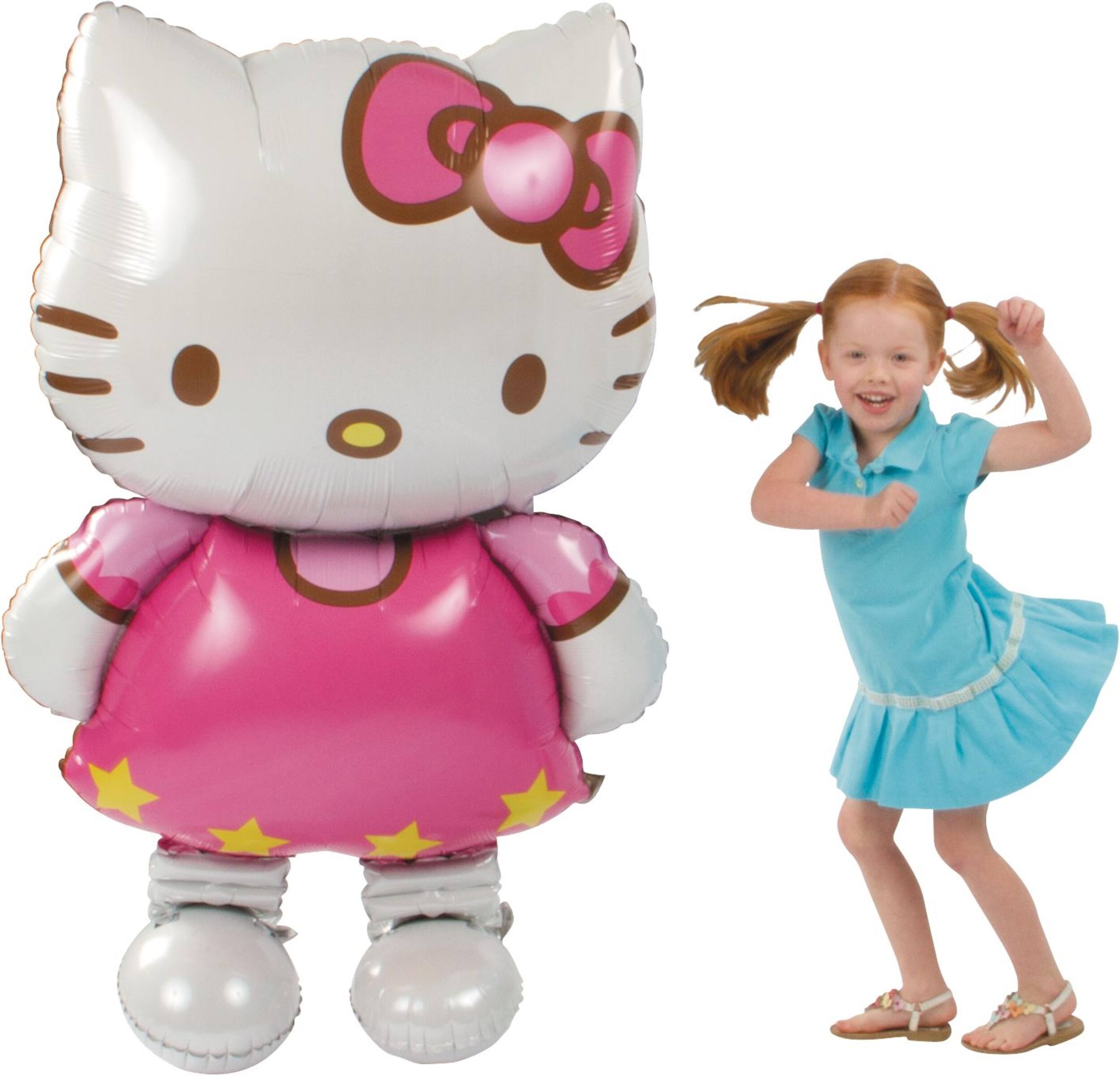 Giant Gliding Hello Kitty Foil Balloon for Birthday Party, Helium ...