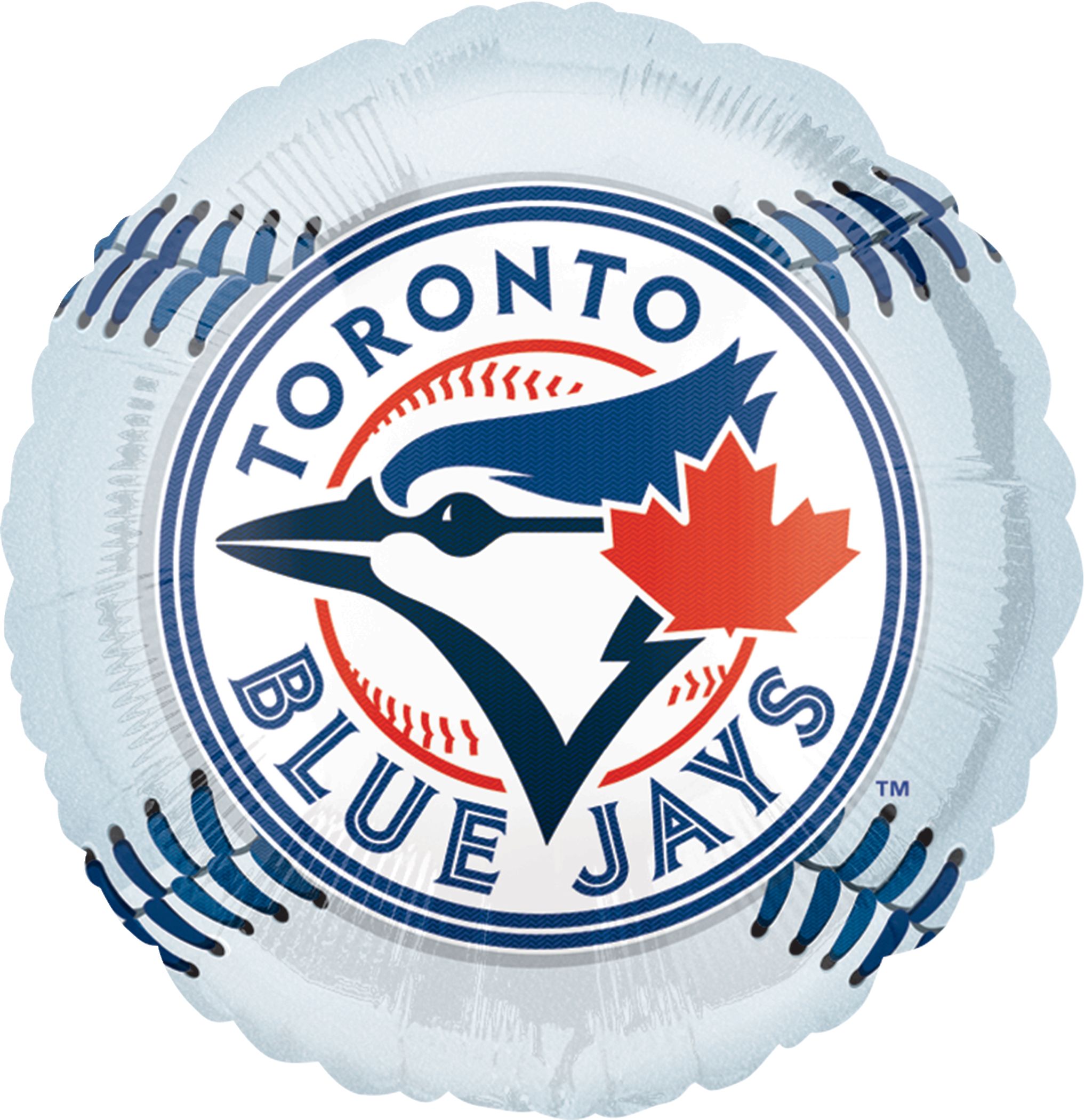 Baseball Toronto Blue Jays Foil Balloon for Sports Party, Helium ...