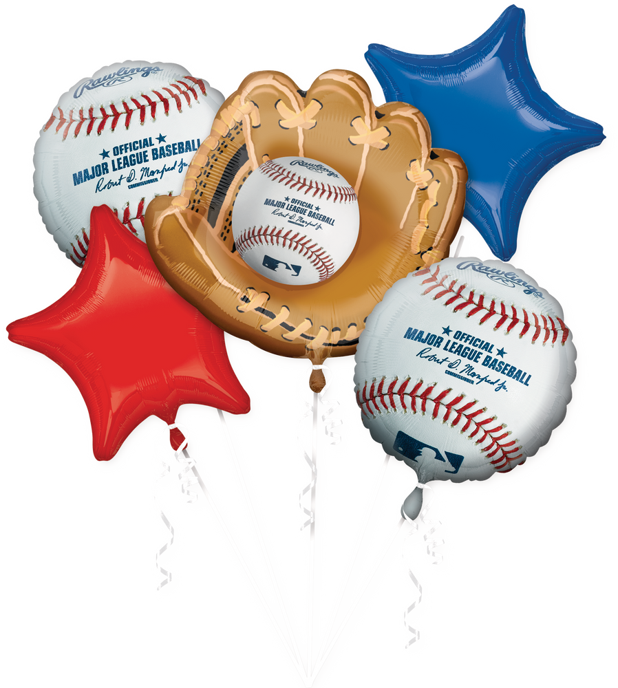 Rawlings MLB Balloon Bouquet, 5-pc | Party City