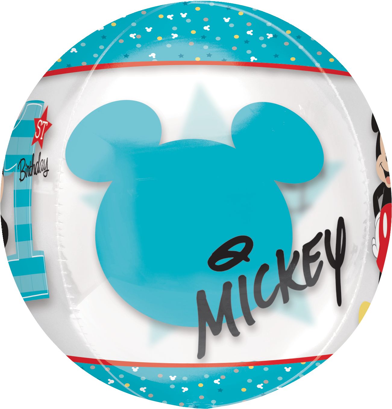 mickey bubble balloon