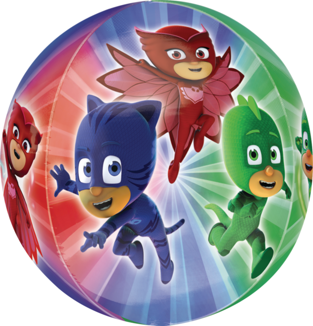 Orbz PJ Masks Foil Balloon for Birthday Party, Helium Inflation ...
