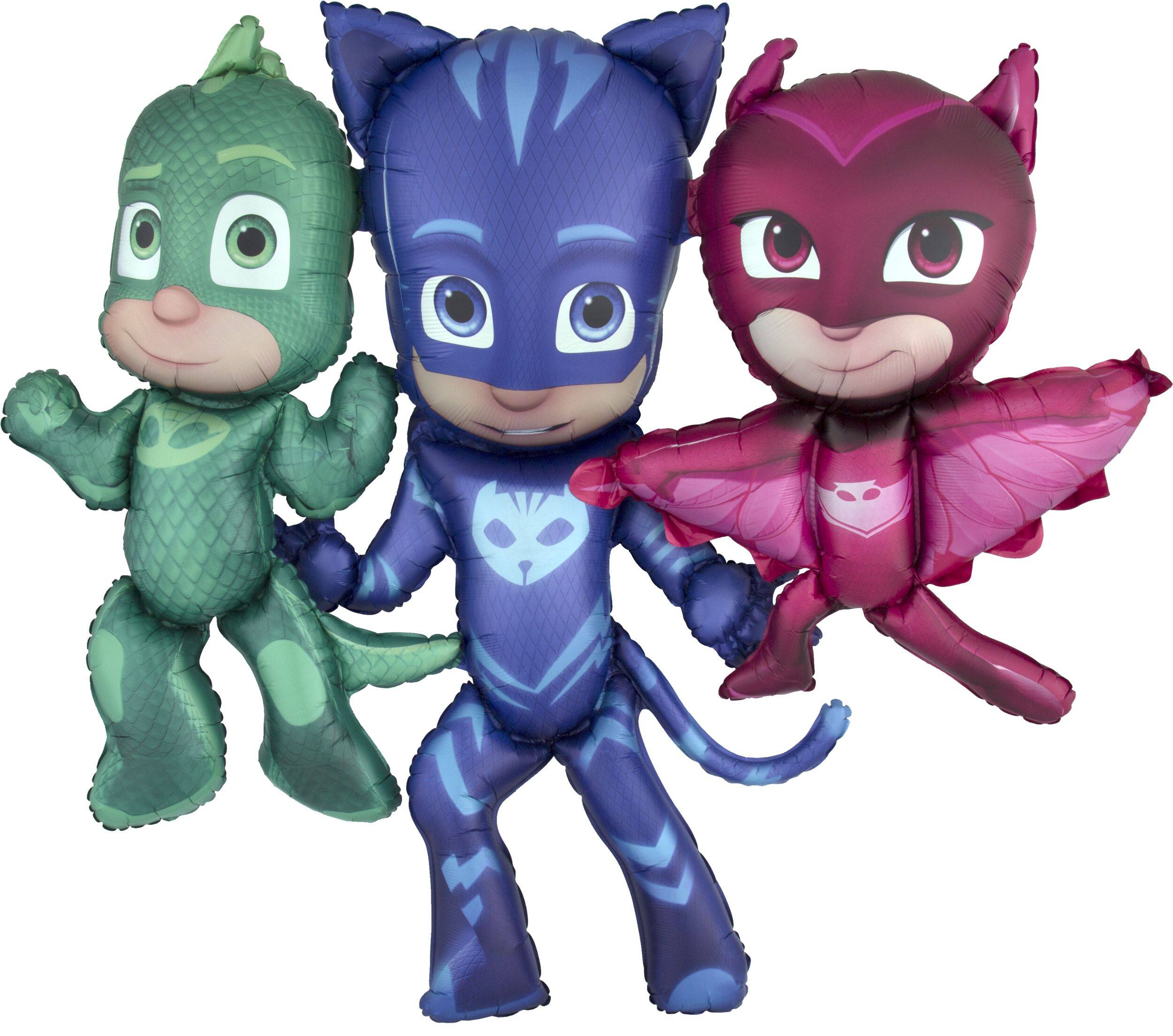 PJ Masks Catboy/Owlette Satin Giant Gliding Air-Walker Foil Balloon ...
