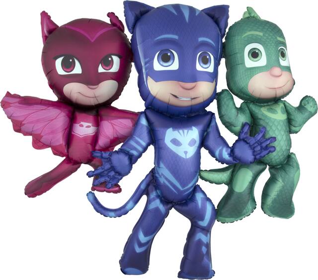 PJ Masks Catboy/Owlette Satin Giant Gliding Air-Walker Foil Balloon ...