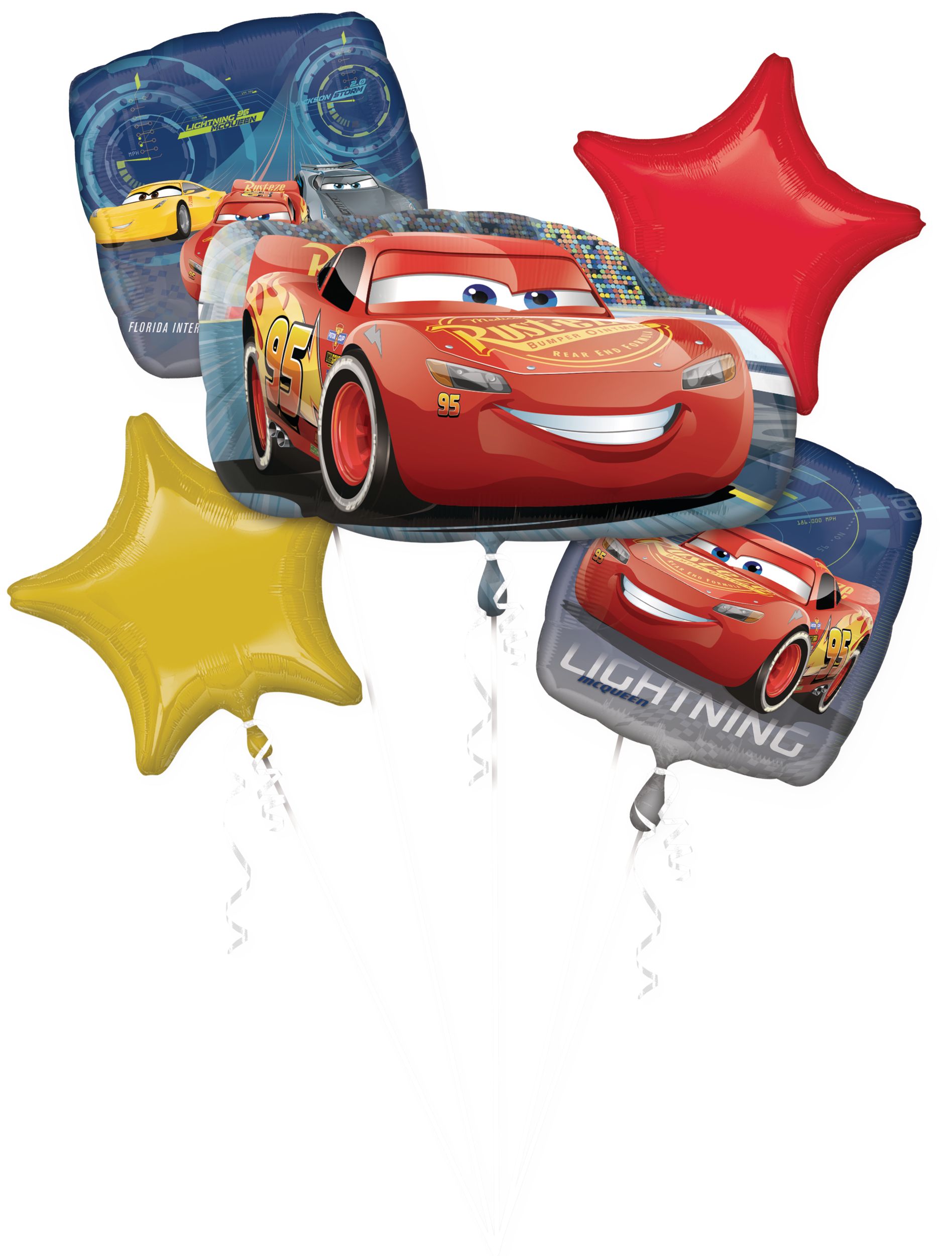 Cars Balloon Bouquet, 5-pc | Canadian Tire