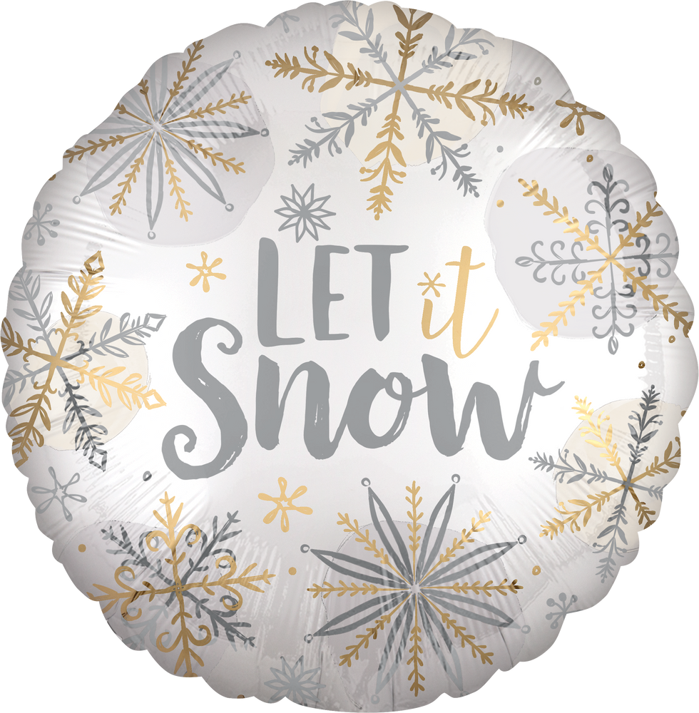 Let It Snow Balloon, 18-in | Party City