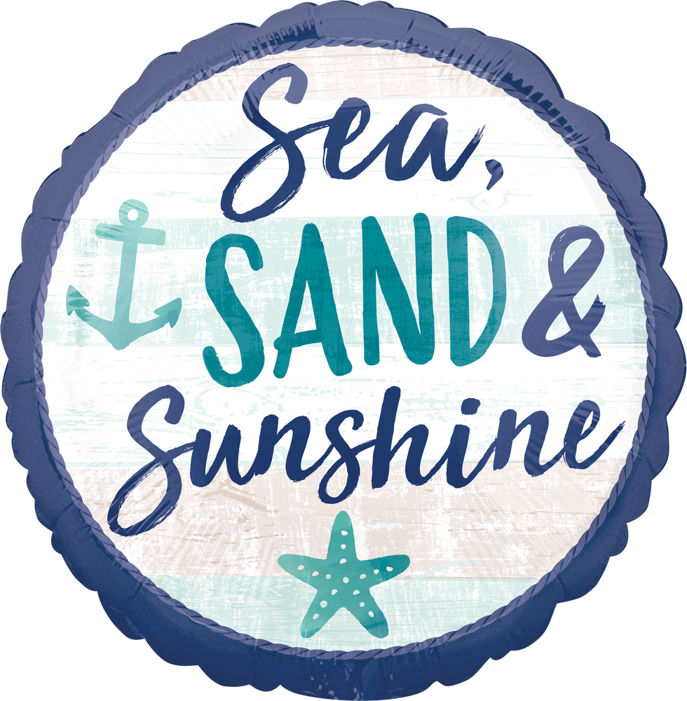Ballon Mer, sable et soleil, 17 po | Canadian Tire
