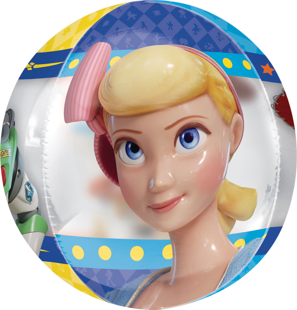 Toy Story 4 See Thru Orbz Foil Balloon For Birthday Party Helium