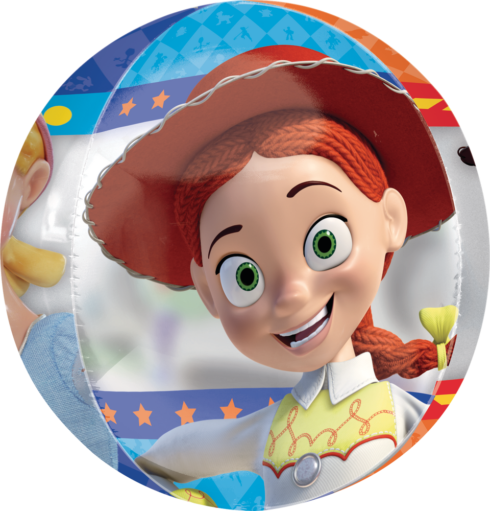 Toy Story 4 See Thru Orbz Foil Balloon For Birthday Party Helium
