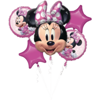 Disney Minnie Mouse Satin Giant Gliding Air-Walker Foil Balloon, Pink ...