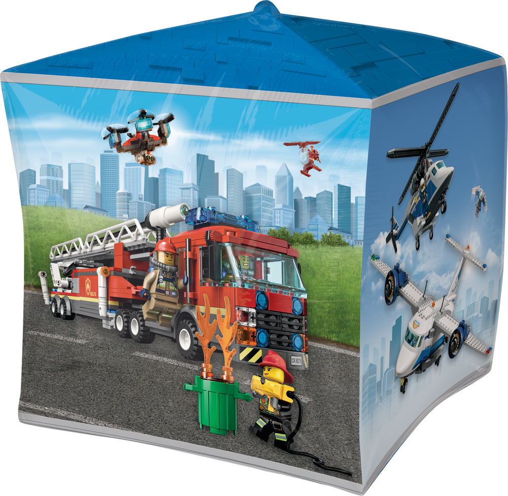 Ballon en aluminium pour anniversaire de LEGO City Cubez, gonflage à l ...