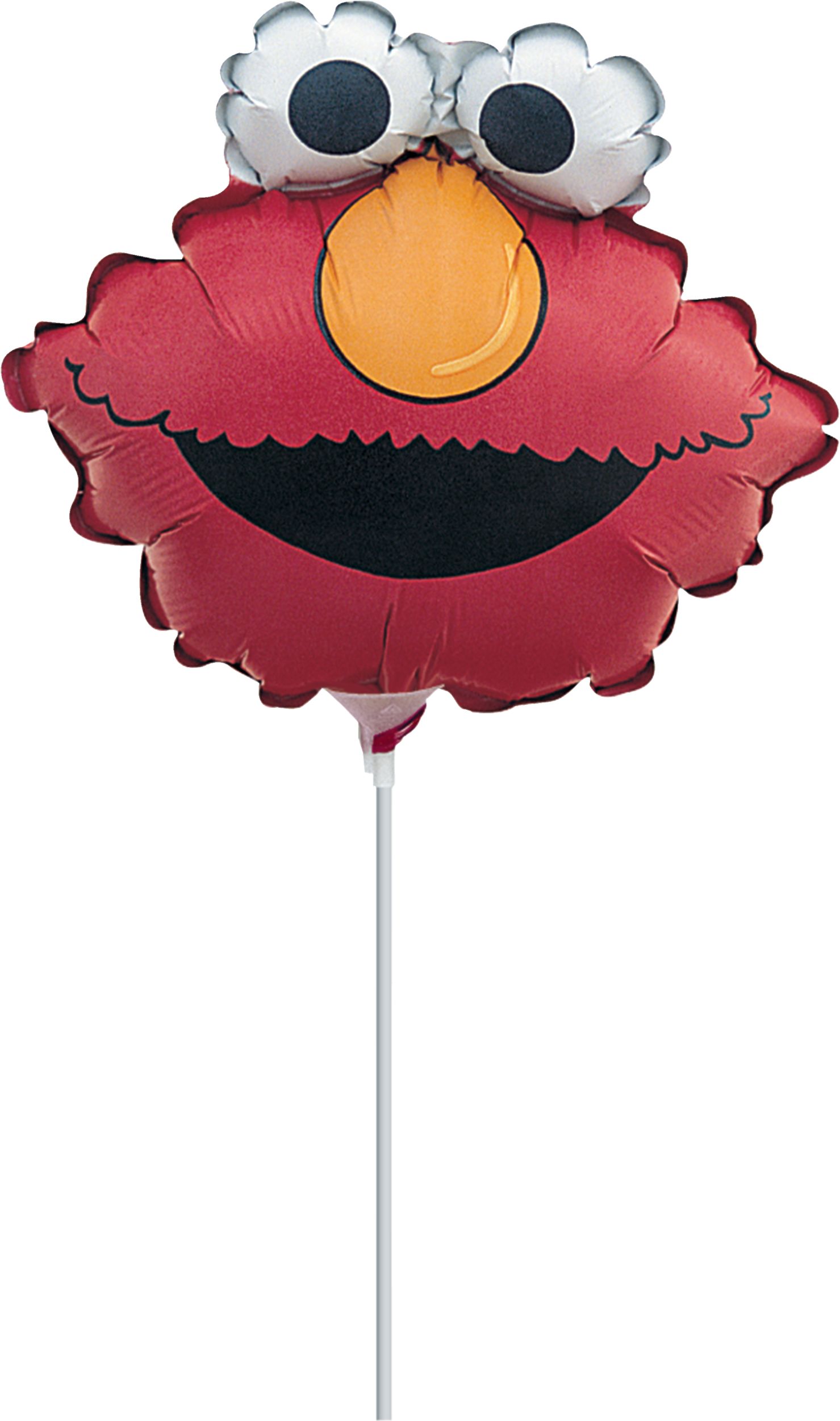 Sesame Street Elmo Satin Mini-Shape Foil Balloon, Red, Air-Filled for ...