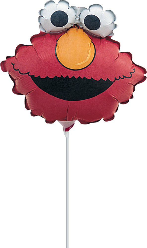 Air-Filled Elmo Head Mini Shape Foil Balloon for Birthday Party ...