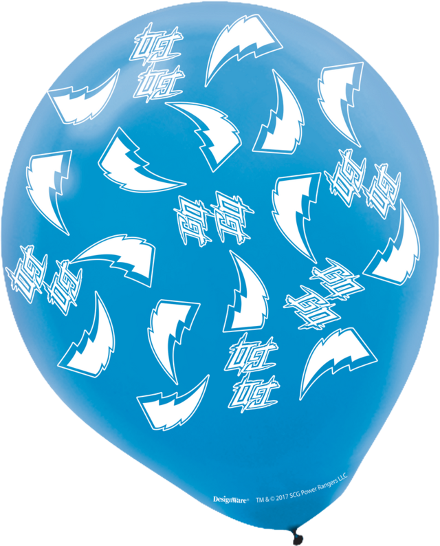 Power Rangers Ninja Steel Birthday Party Latex Balloons, Blue/Black/Red ...