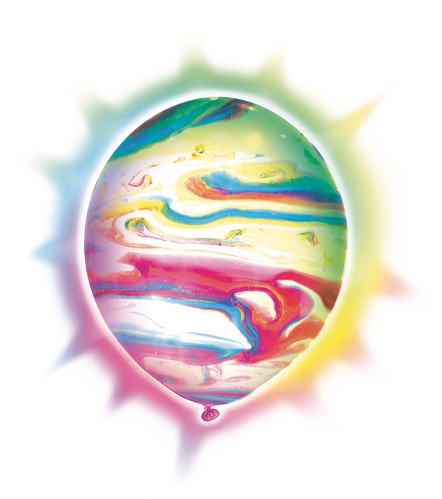 Illooms Light-Up Marble LED Balloons, 5-pk | Party City