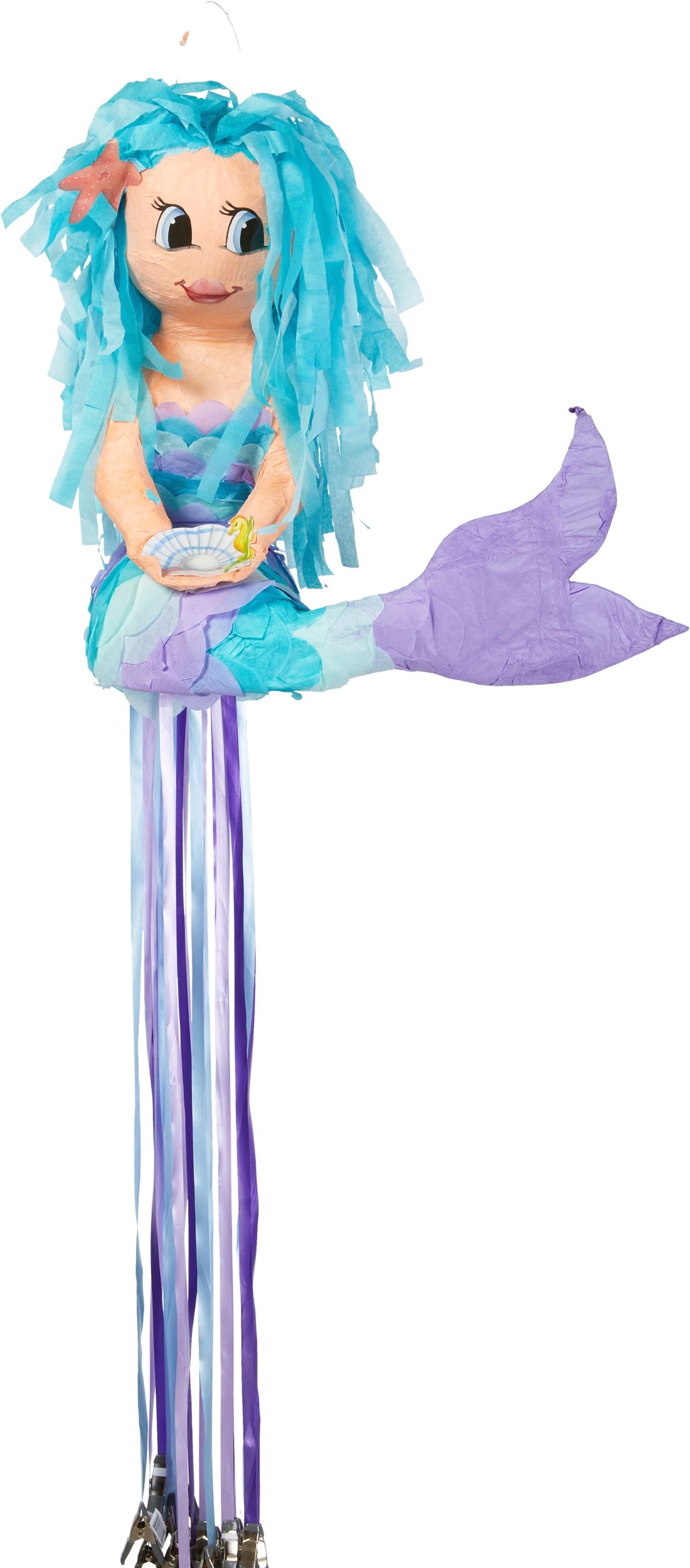 Pull String Mermaid Pinata Decoration | Party City