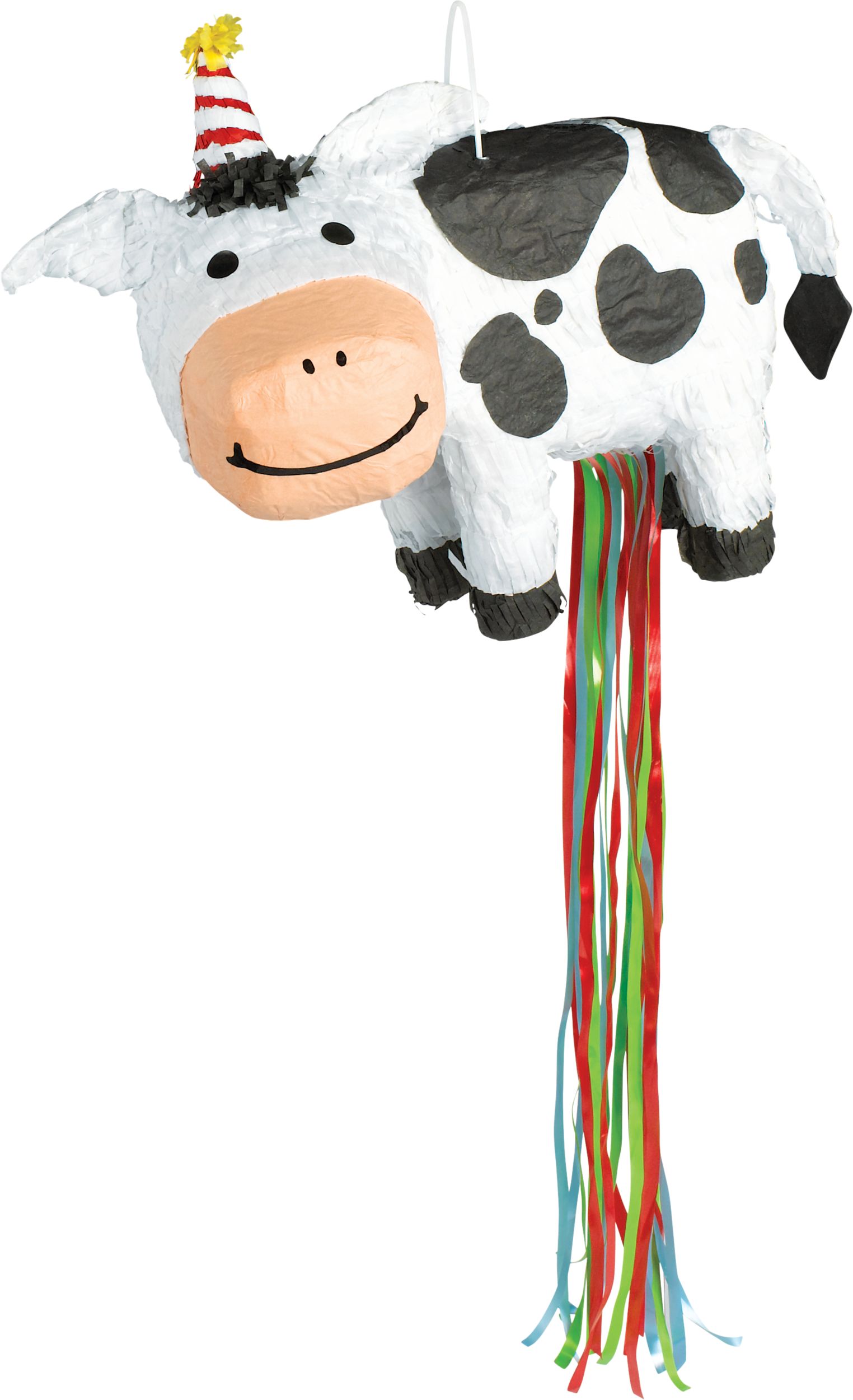 Pull String Birthday Cow Pinata | Party City