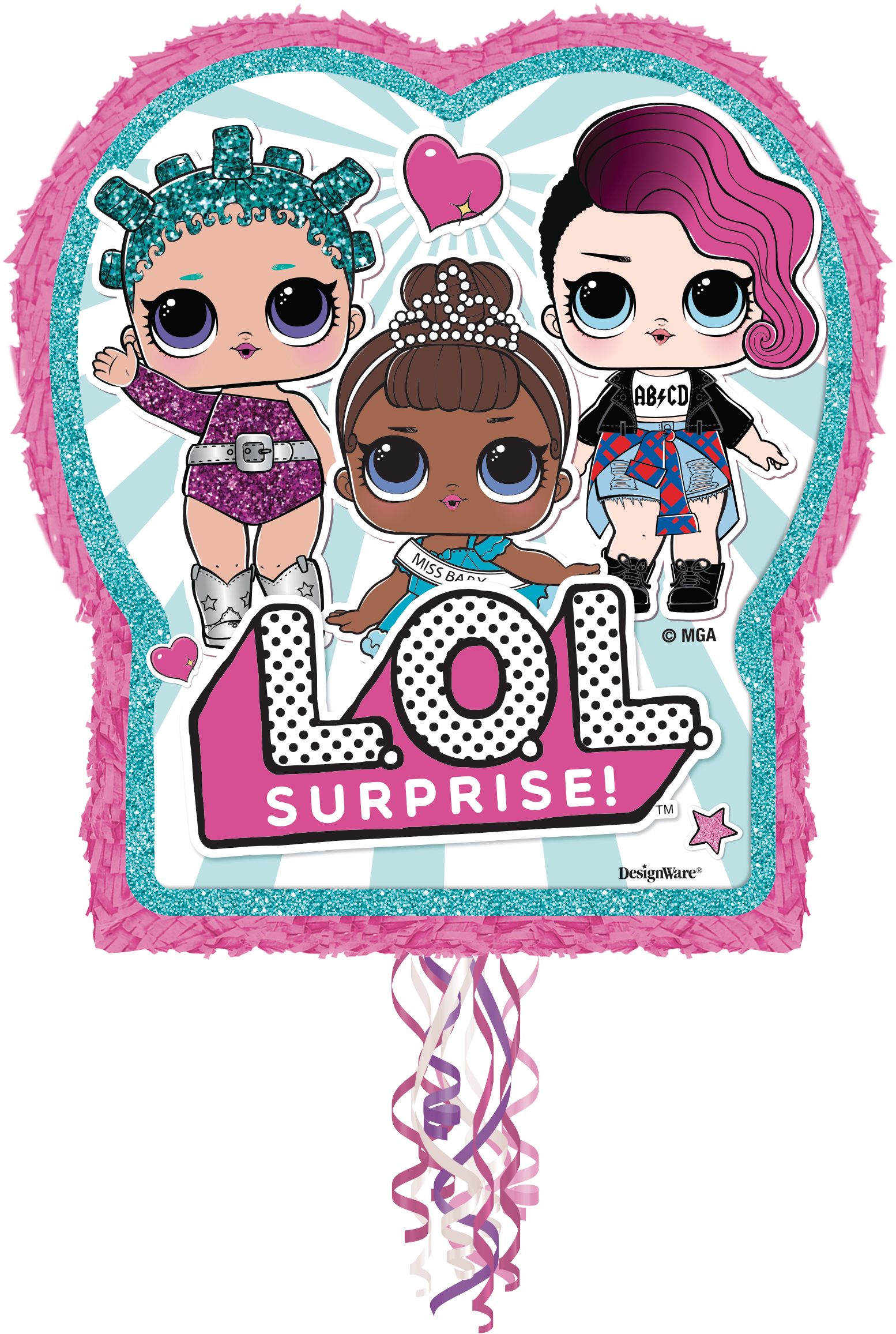 Pull String L.O.L. Surprise! Pinata | Party City