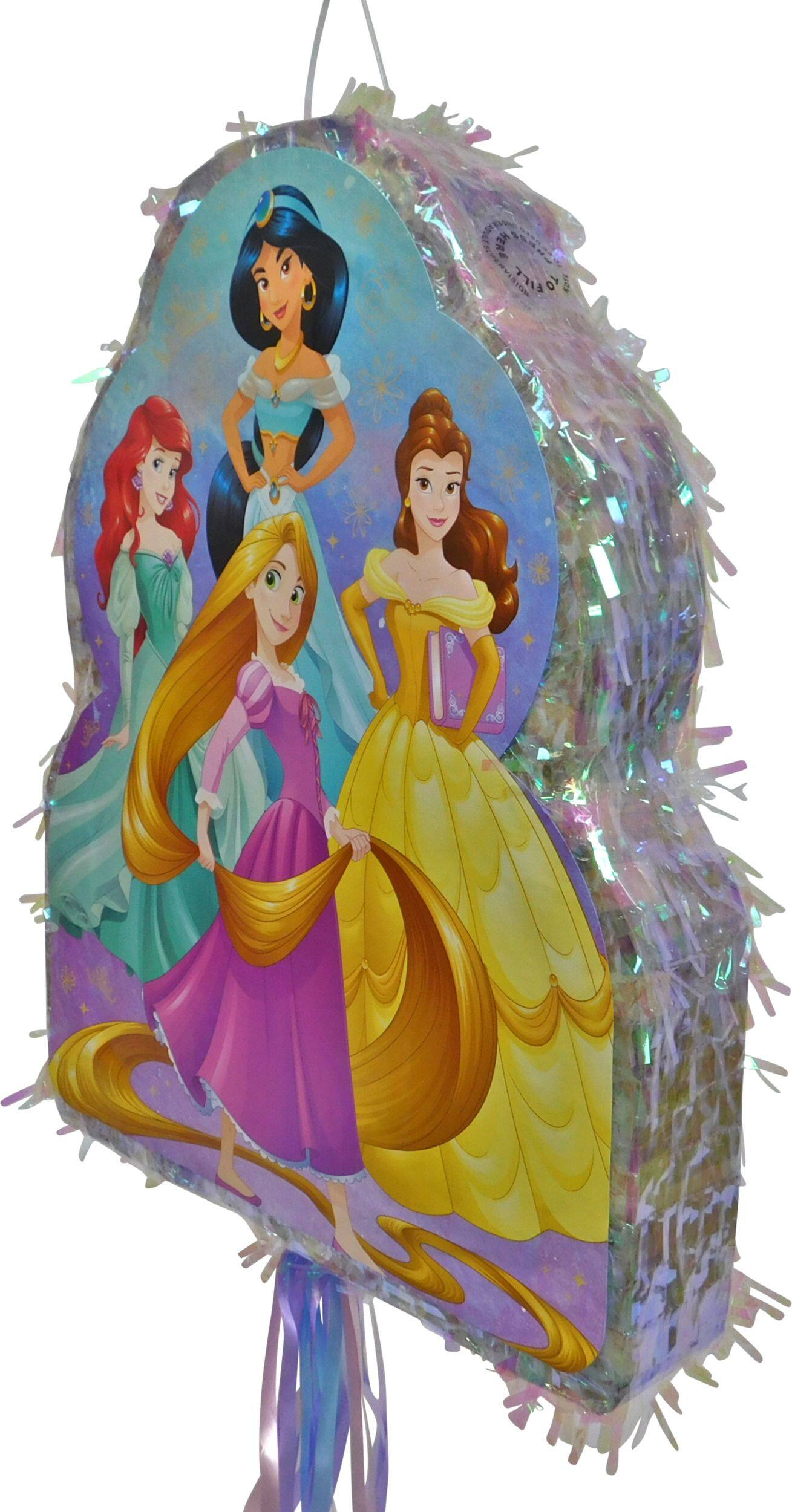 Disney Princess Once Upon A Time Pinata Hanging Pull String Decoration ...