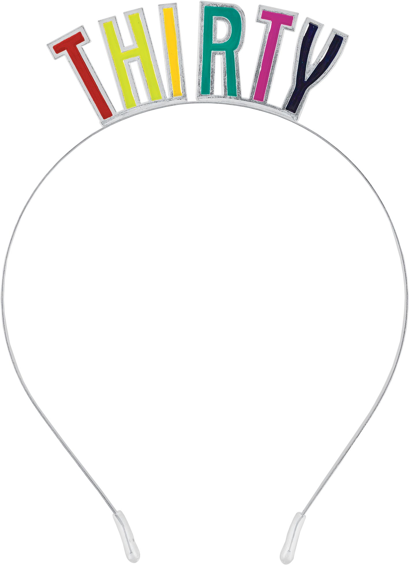 Multicolour 30th Birthday Headband | Party City