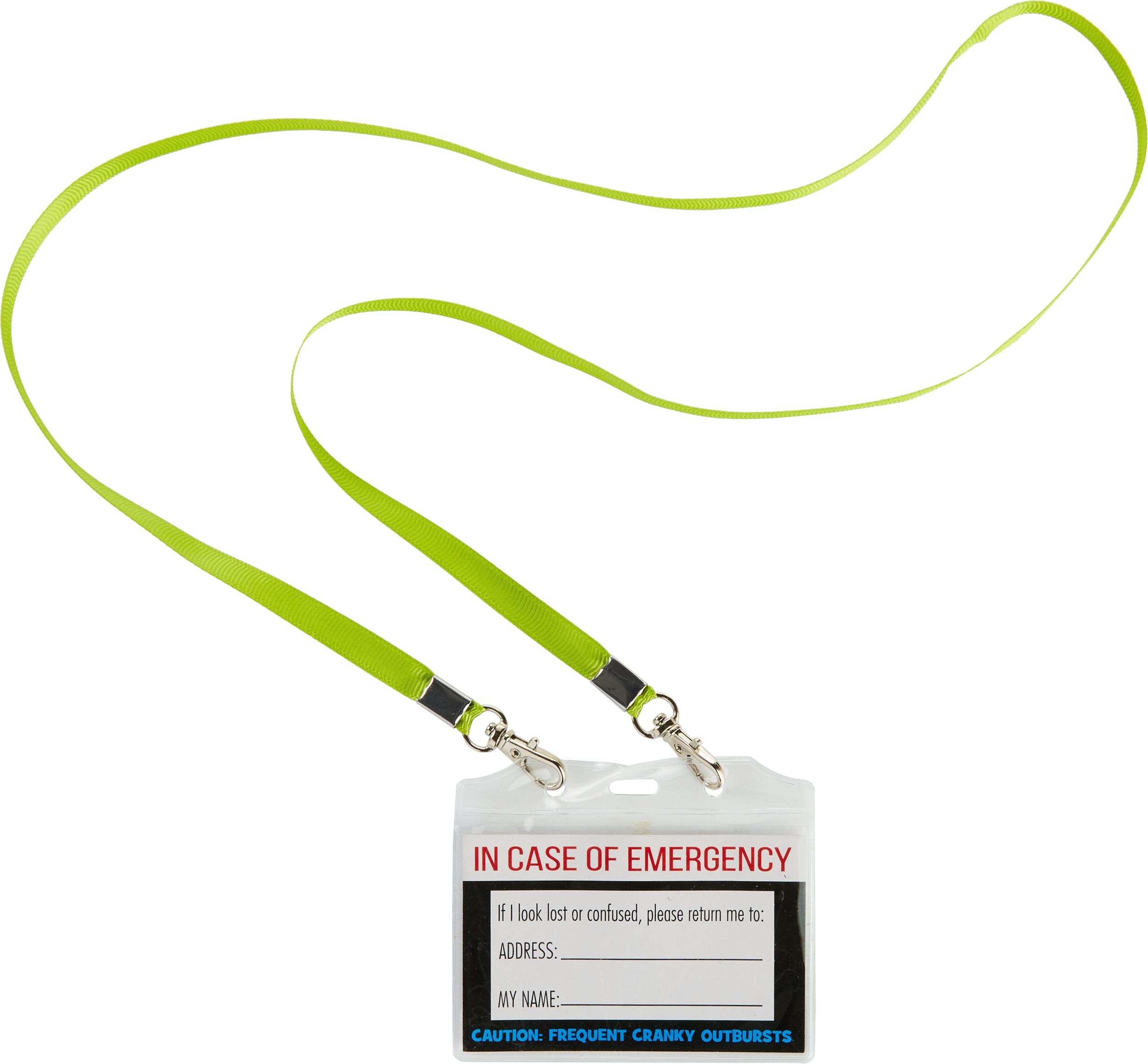 In Case of Emergency Lanyard | Party City
