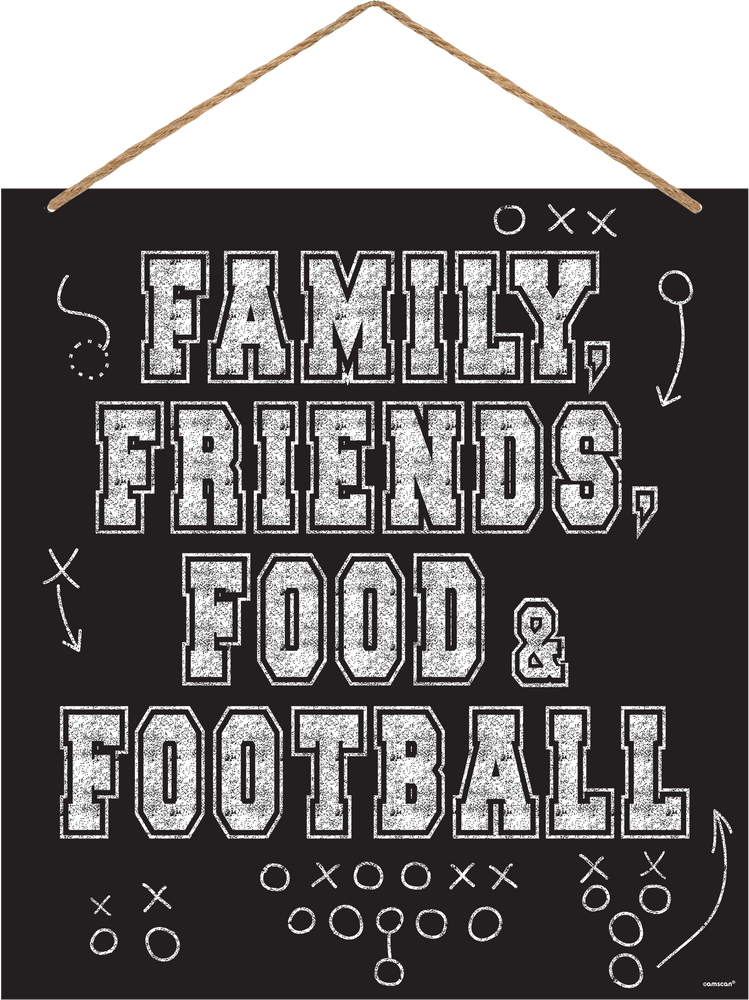 Family, Friends, Food Football Sign | Canadian Tire