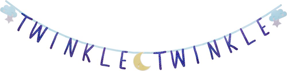 Twinkle Twinkle Little Star Letter Banner with Mini Banner | Party City