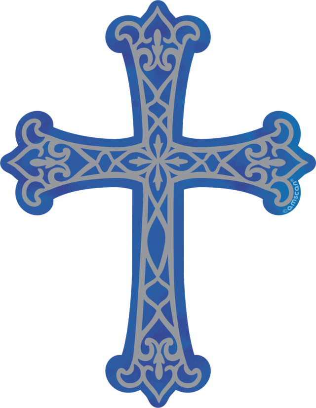 Blue and Silver First Communion Cutouts, 12-pc | Party City