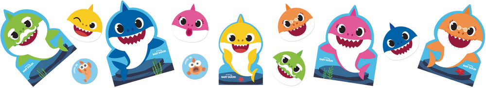 Baby Shark Birthday Party Cardstock Cutouts, 12-pc | Canadian Tire