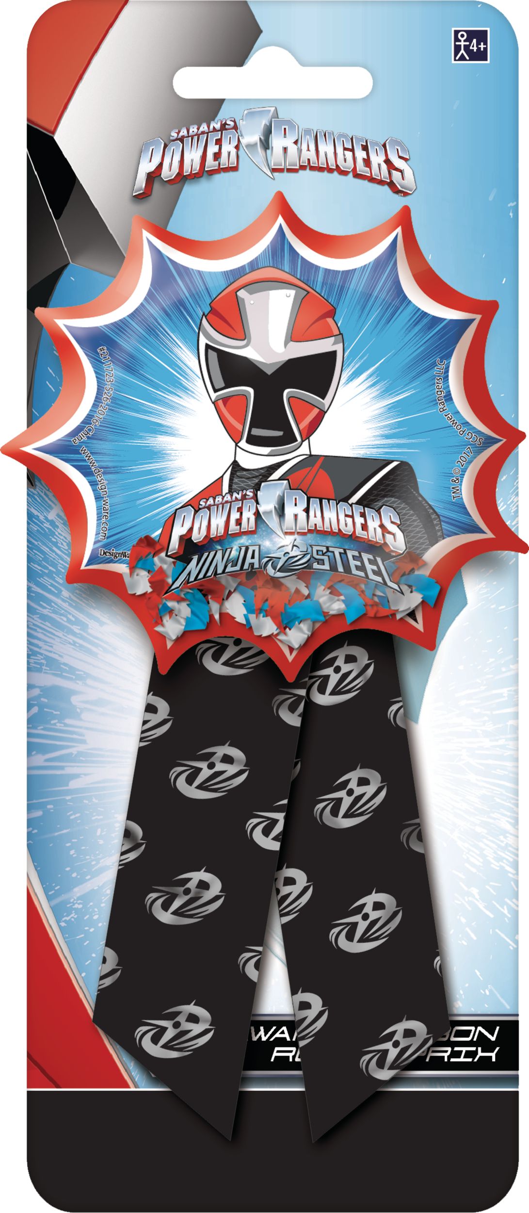 Power Rangers Ninja Steel Birthday Party Award Ribbon | Party City