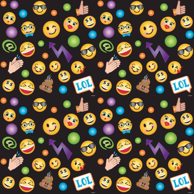 Smiley Printed Gift Wrap features Smiley Faces and Emojis | Party City