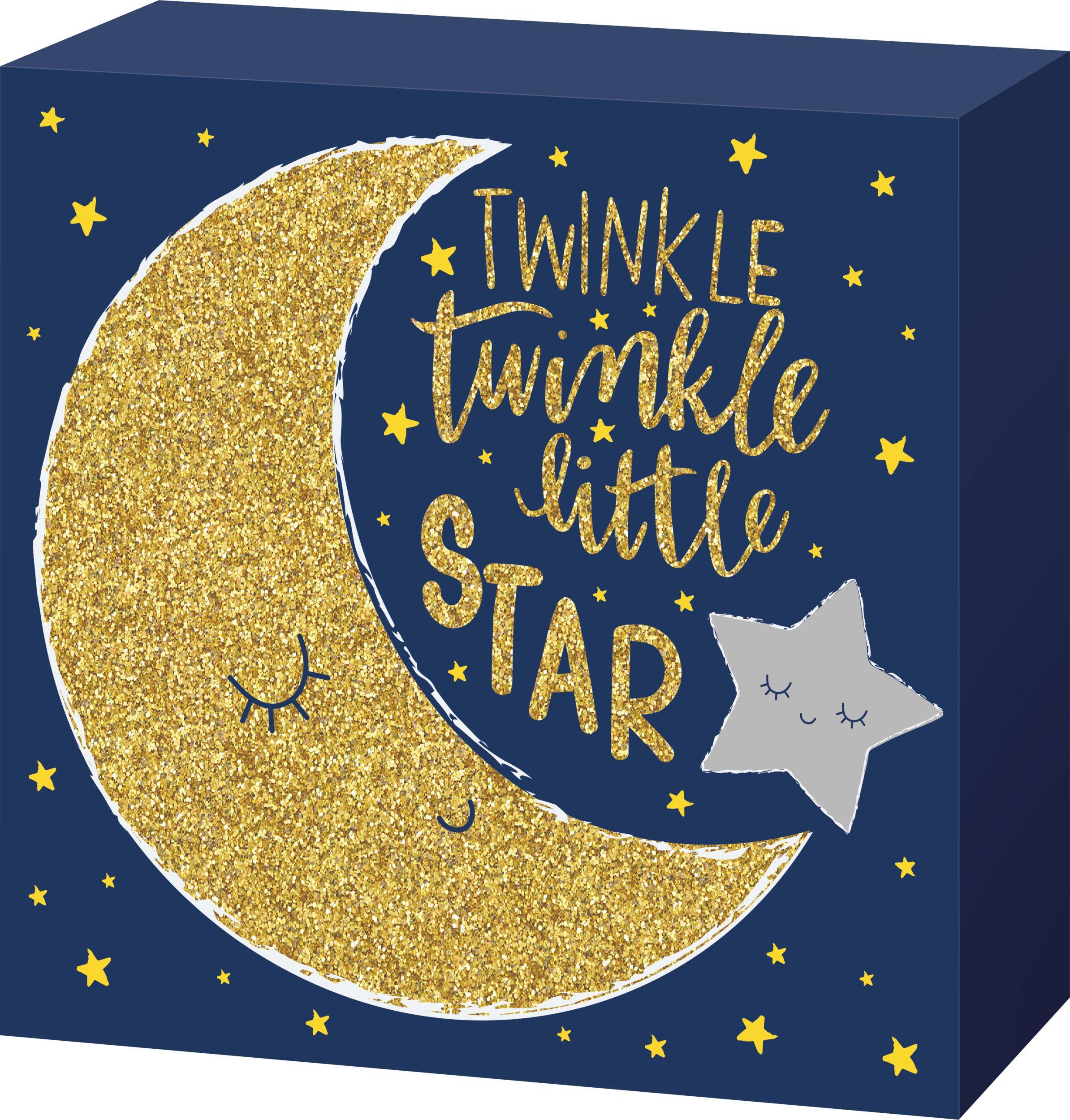 Twinkle Twinkle Little Star Block Sign | Party City