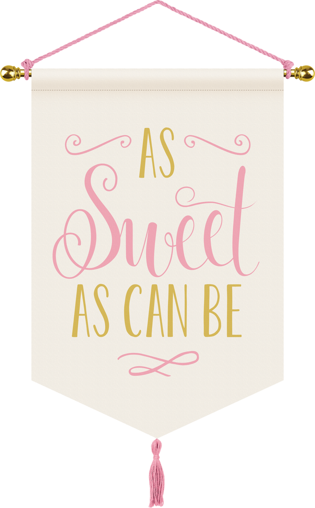 Floral Baby Sweet As Can Be Sign | Party City