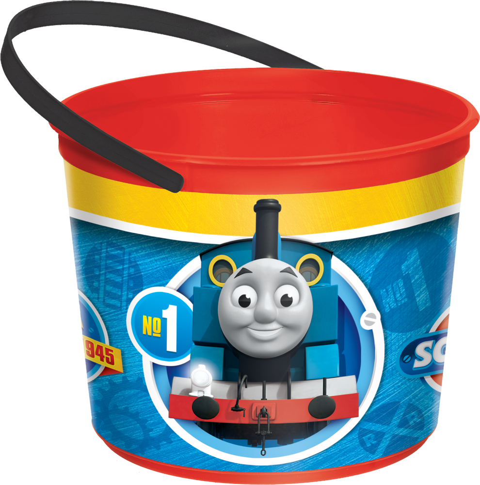 Thomas the Tank Engine Birthday Party Favour Bucket Container, Blue ...