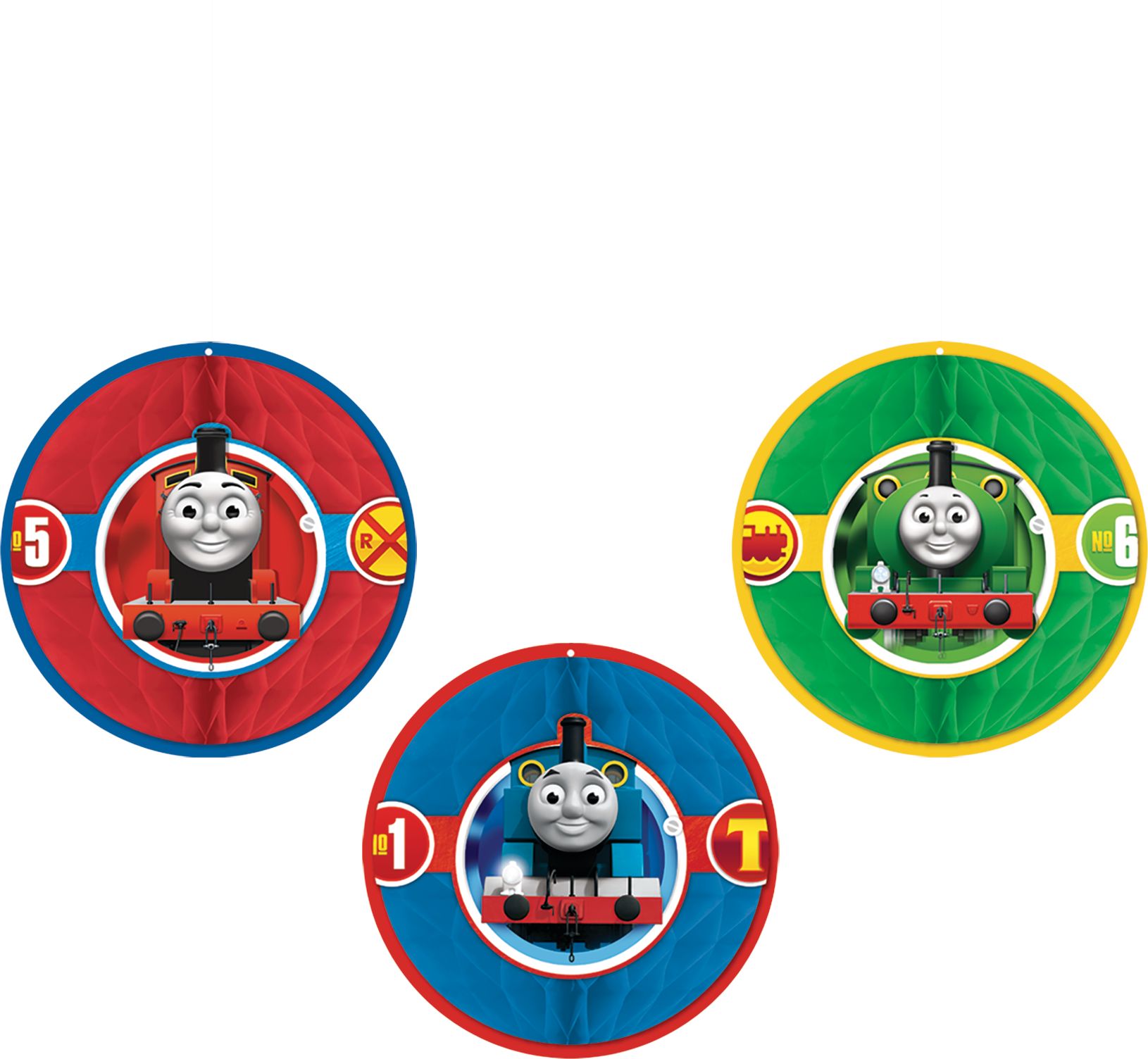 Thomas the Tank Engine Honeycomb Balls, 3-pk | Party City