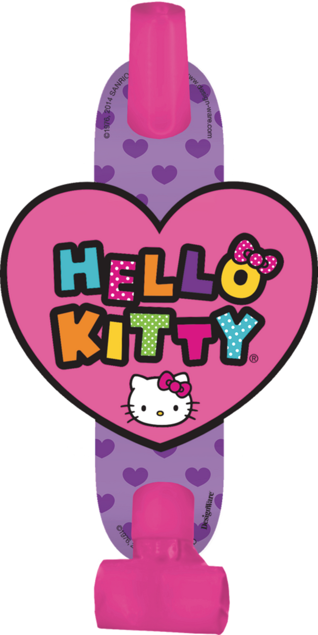 Rainbow Hello Kitty Birthday Party Blowouts, 8-pc | Canadian Tire