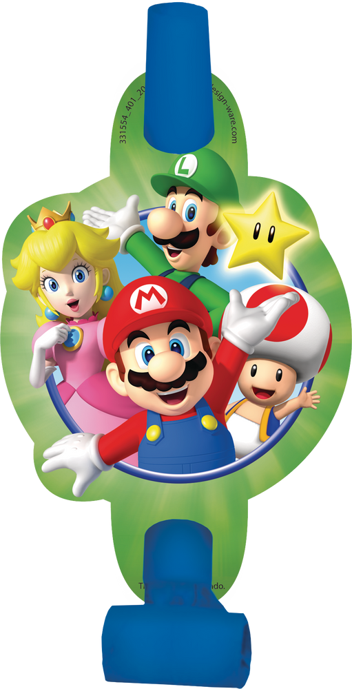 Mirlitons de fête Super Mario, paq. 8 | Party City