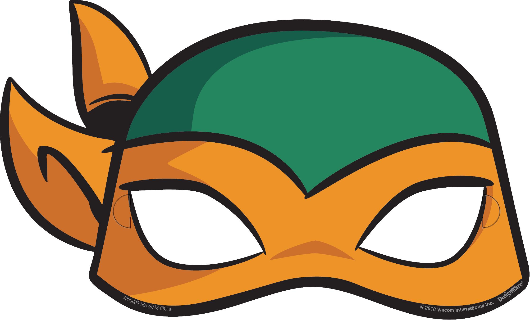 ninja turtle mask template