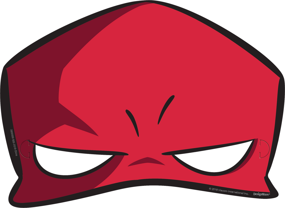 Rise of the Teenage Mutant Ninja Turtles Birthday Party Cardstock Masks ...