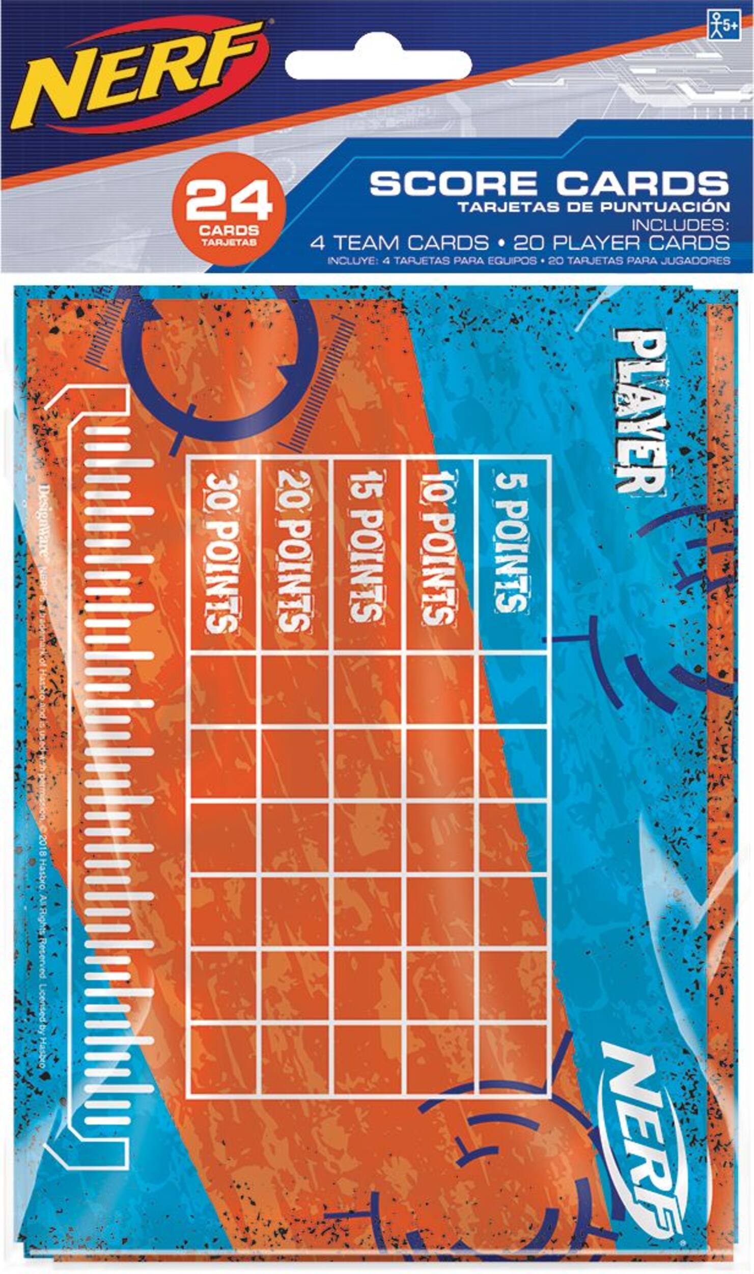 Nerf Score Cards, 24-pk | Canadian Tire