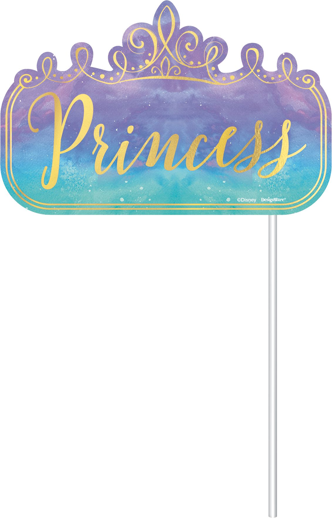 Disney Princess Once Upon A Time Photo Booth Sign Props, Multi-Coloured ...